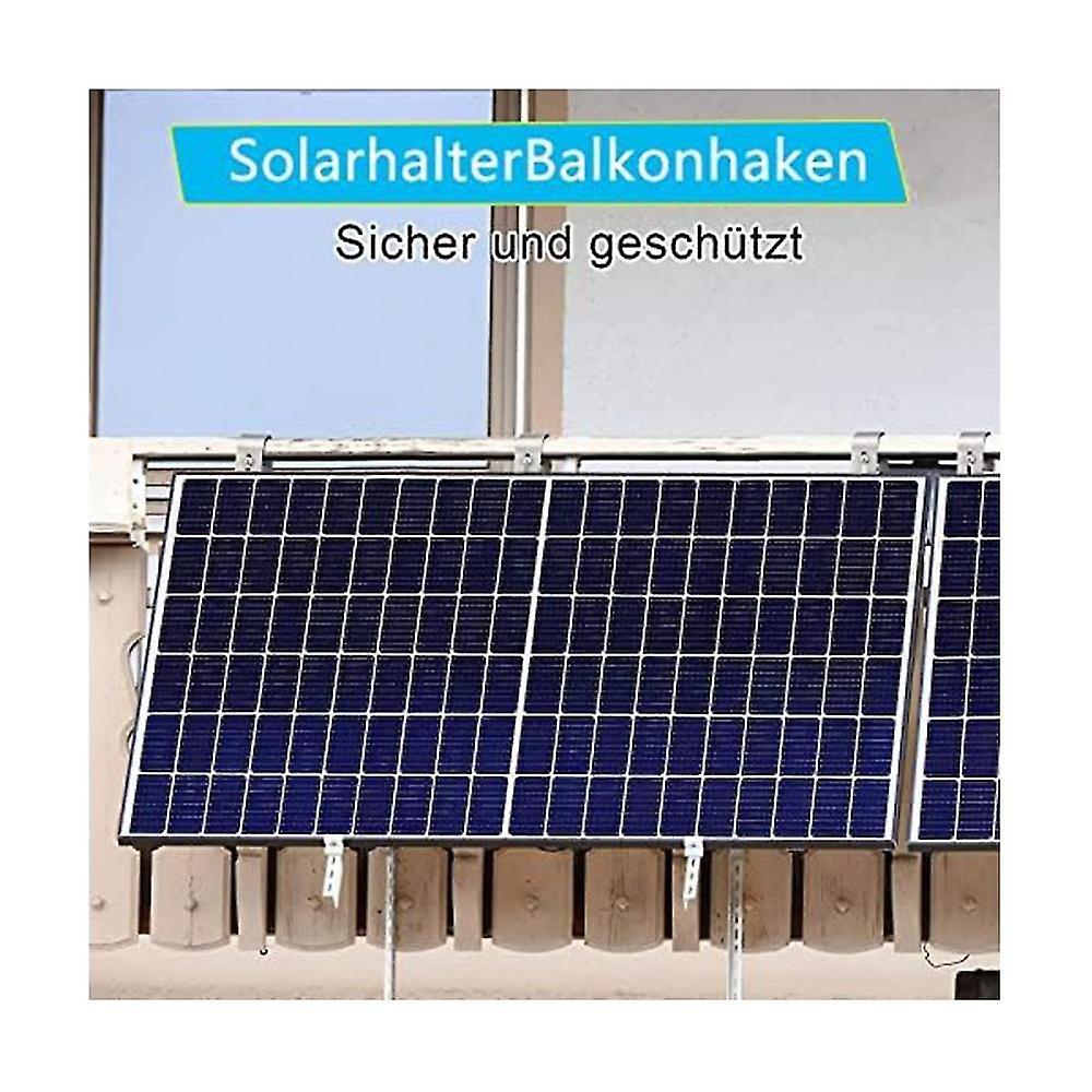 Solar Module Holder Balcony, Stainless Steel Hooks For Balcony Railing ...