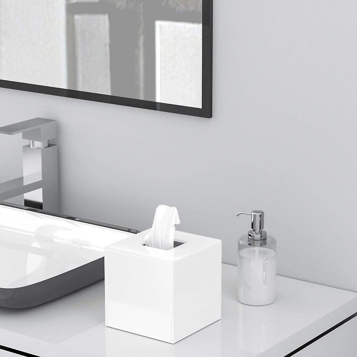 Acrylic Tissue Box Cover,Rectangular Facial Tissue Holder Case ...