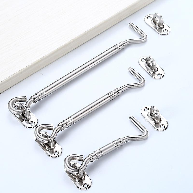 Stainless Steel Cabin Hook And Hook And Eye Latch Shed Door Latch Heavy ...