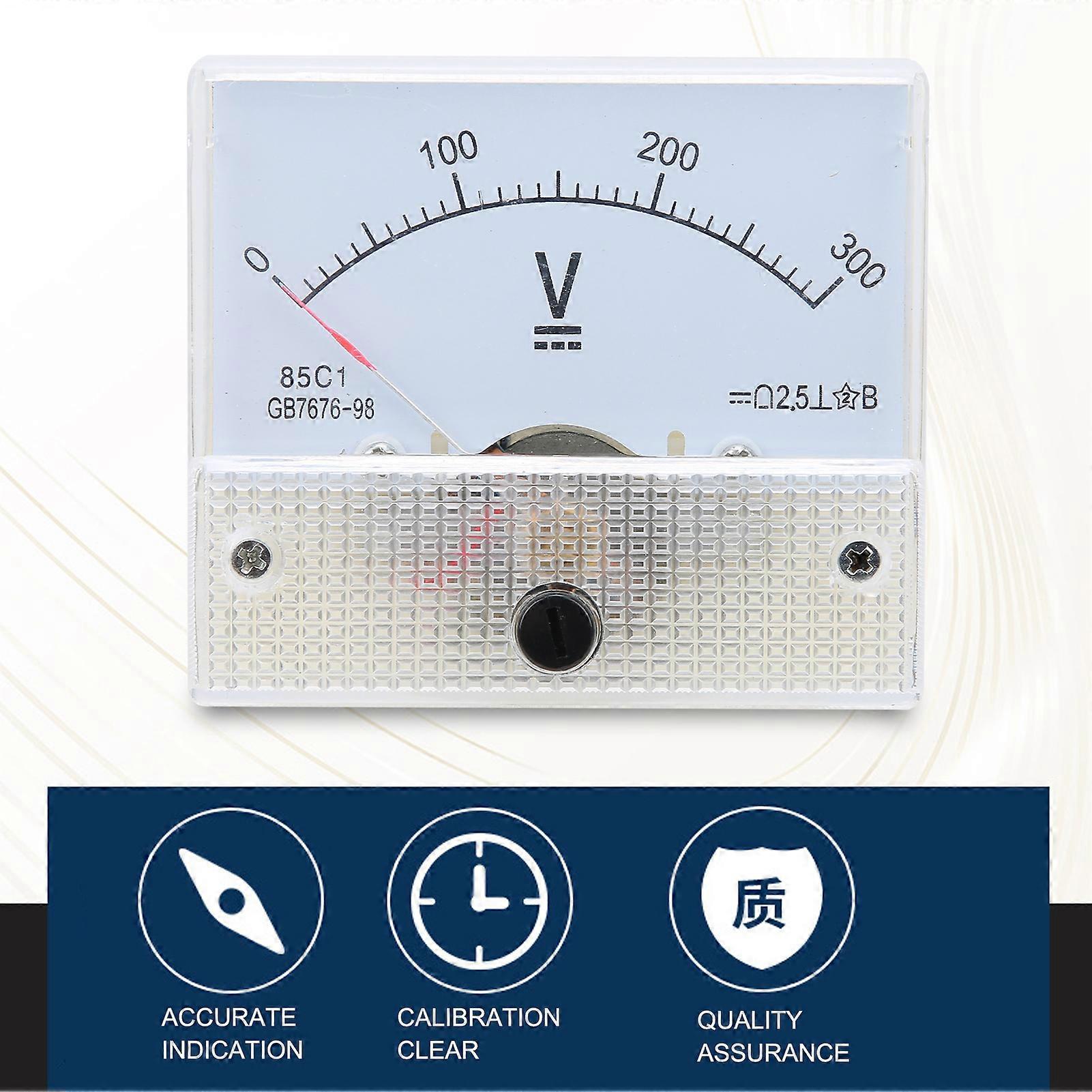 DC Pointer Voltmeter High Accuracy Installation Measuring Instrument ...