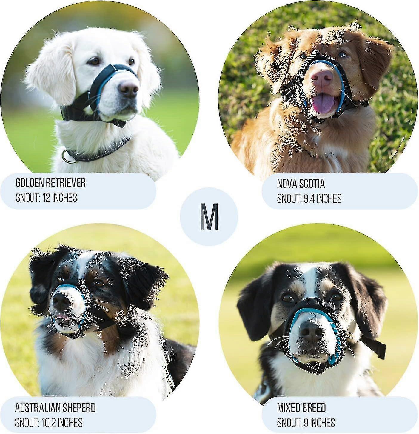 Gentle Muzzle Guard for Dogs - Prevents Biting and Unwanted Chewing ...