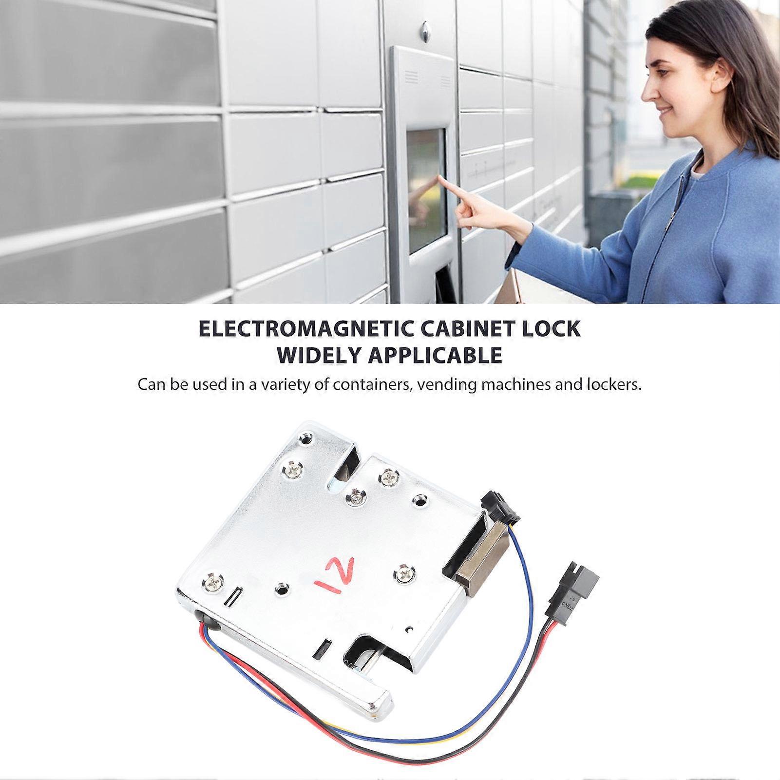 Electric Latch Lock Electromagnetic Control Cabinet Door Locker ...