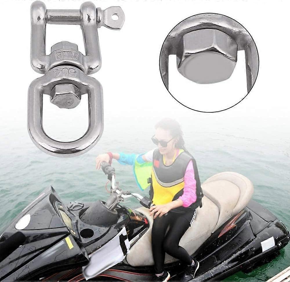 Swivel Shackle Anchor Swivel M8, 2PCS 304 Stainless Steel Swivel Snap D ...