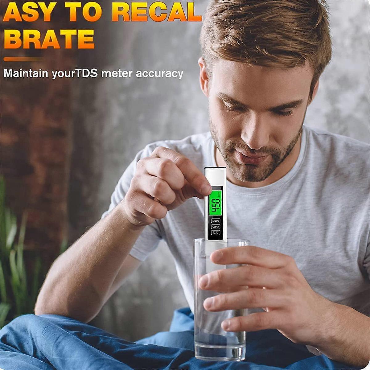 3-in-1 TDS Water Quality Tester High Accuracy Digital Water Testing Kit ...
