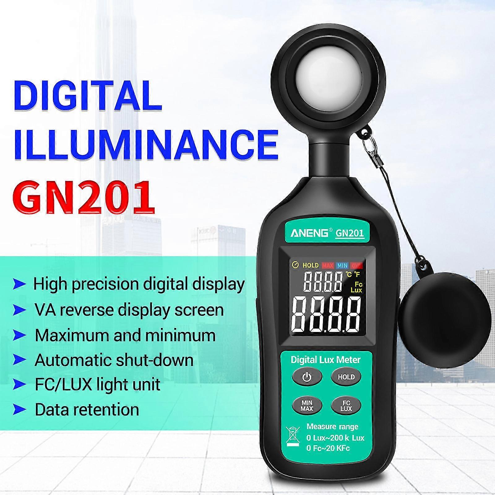 Digital Photometer Lux Meter Light Tester Photography Spectrometer ...