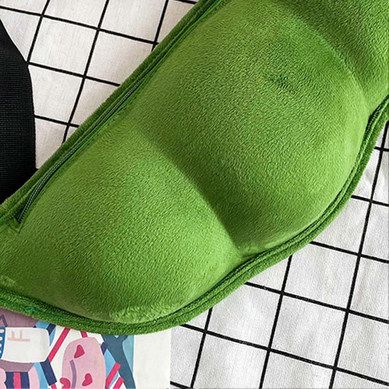 Harajuku Style Edamame Shape Bag Large Capacity Bag With Aesthetic ...