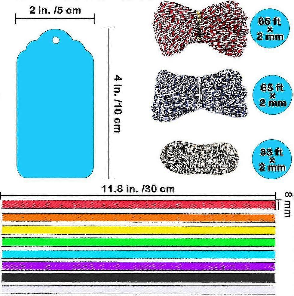 20 Colors Gift Tags Sign With String Party Favor Paper Tags | Fruugo UK