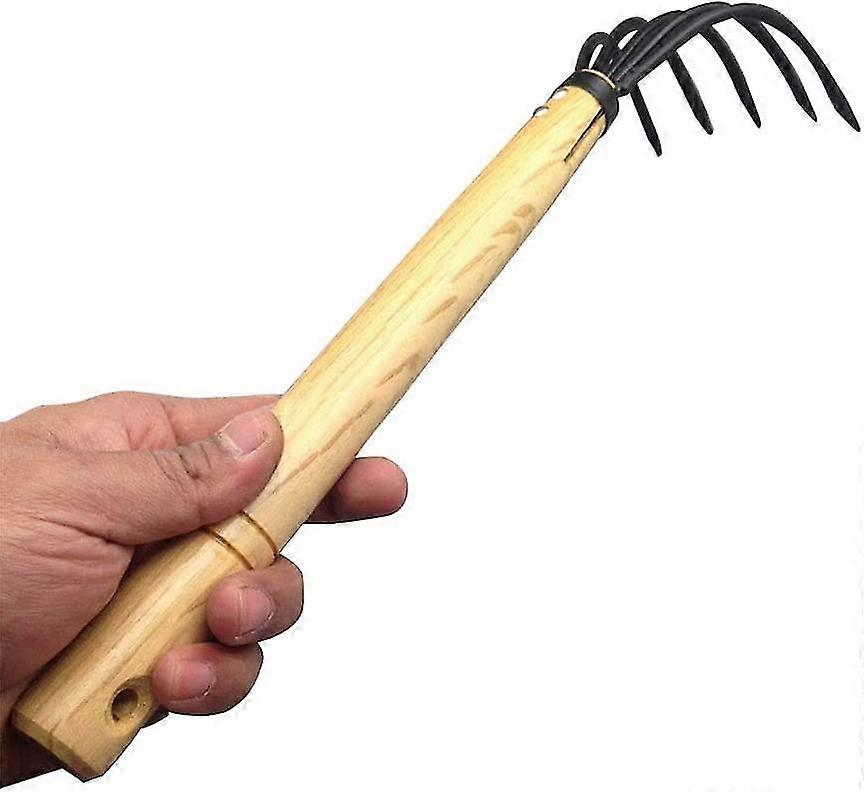 garden claw rake,five-claw garden rake,carbon steel loose soil rake ...