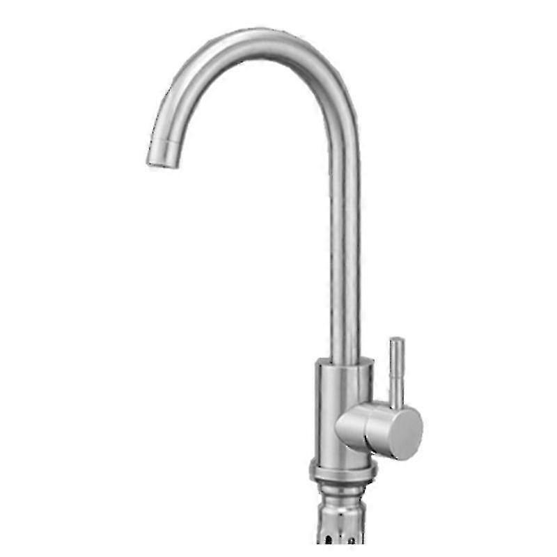 Cold Water Only Tap Sus304 Stainless Steel Faucet For Kitchen Sink ...
