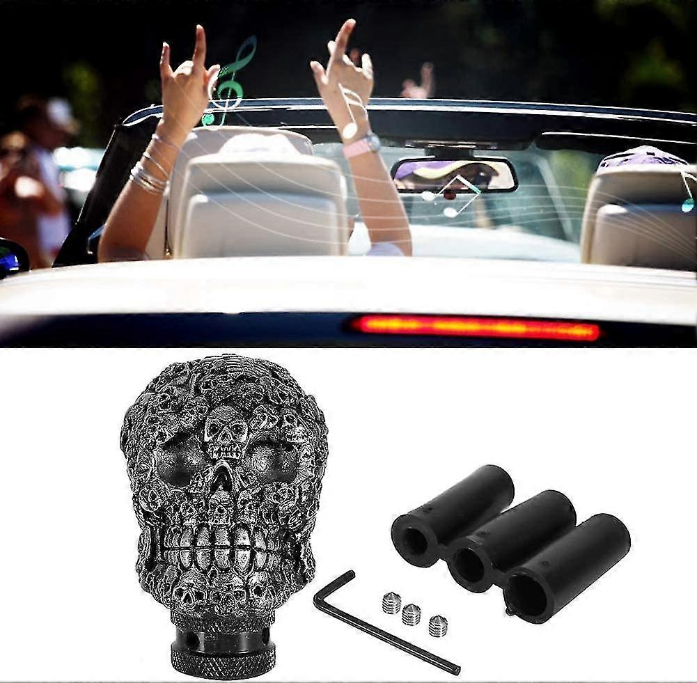 Skull Gear Shift Knob, Skeleton Skull Car Modified Manual Gear Shift ...
