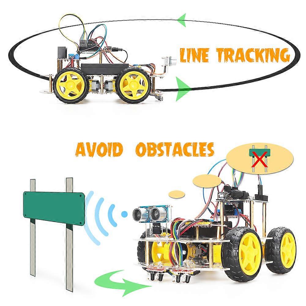 Smart Children Robot Kit for Arduino Programming Complete Education Kit ...