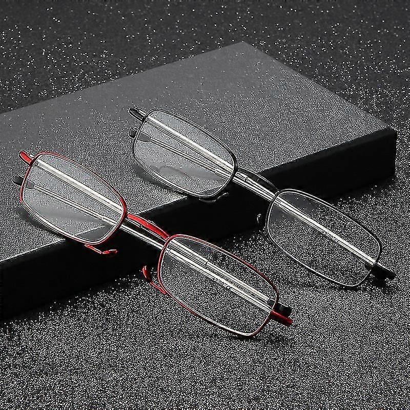 Secure Fit Armless Ultralight Foldable Reading Glasses With Universal ...