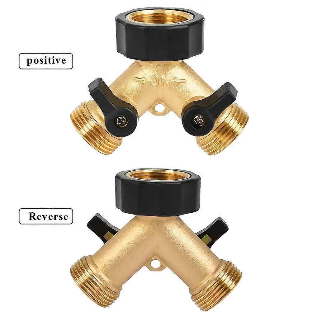 double washing machine tap 2-way Y-Distributor 3/4 Inch for Connection ...