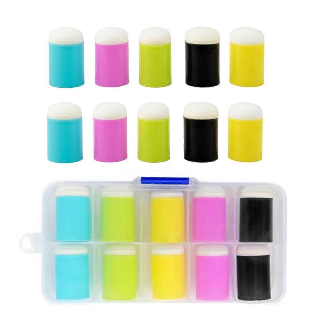 Craft Ink Pad Stamps DIY Color 36 Colors Rainbow Finger Ink Pads with ...