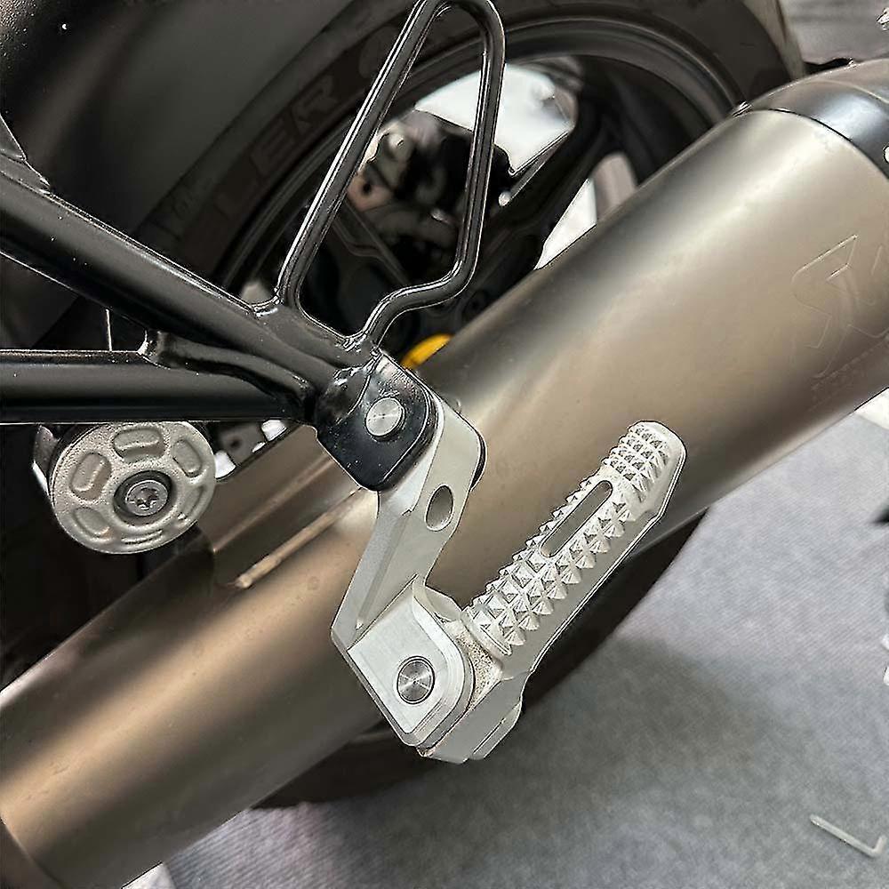 New Rninet Foot Peg Motorcycle Passenger Footpeg Lowering Kit Silver ...