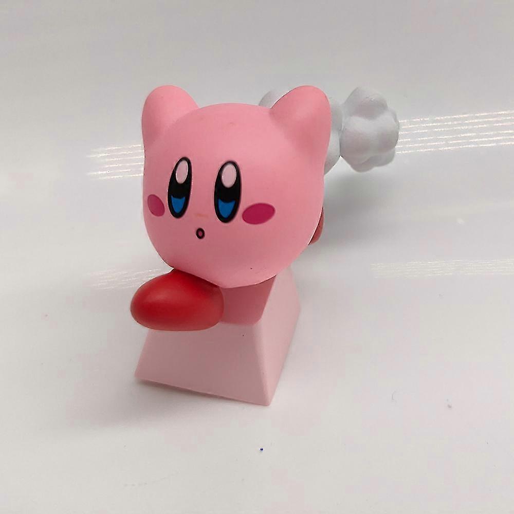 Star Kirby Mechanical Keyboard Keycaps Cute Pink Pbt Keycap Kawaii Diy ...