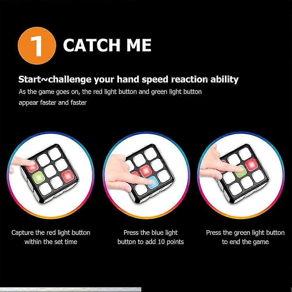 Electronic Cube Music Flashing Fingers Cube Handheld Game Toy | Fruugo AU