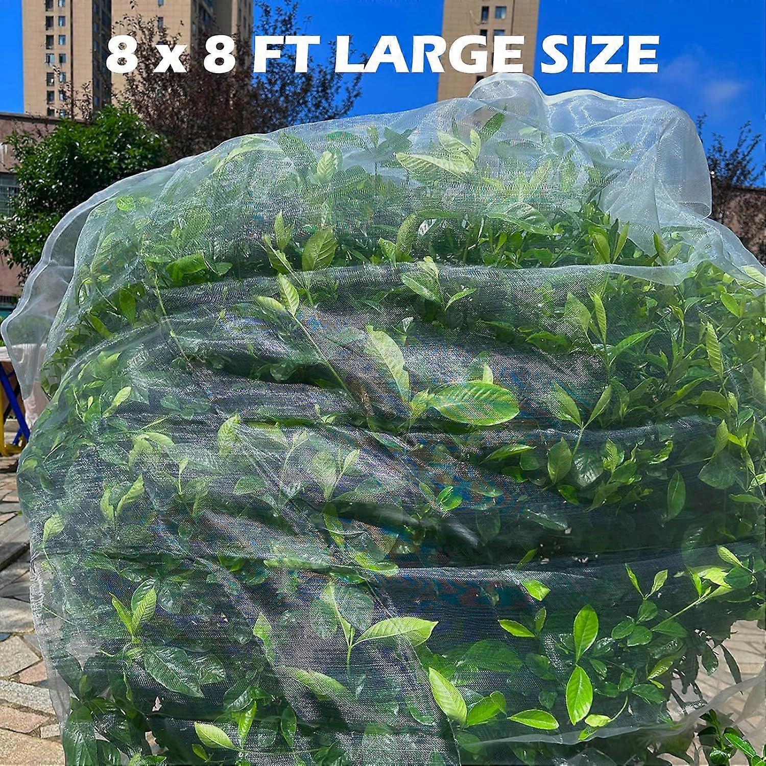 2025 Latest Model 8x8ft Large Garden Netting Fruit Tree Netting Garden ...