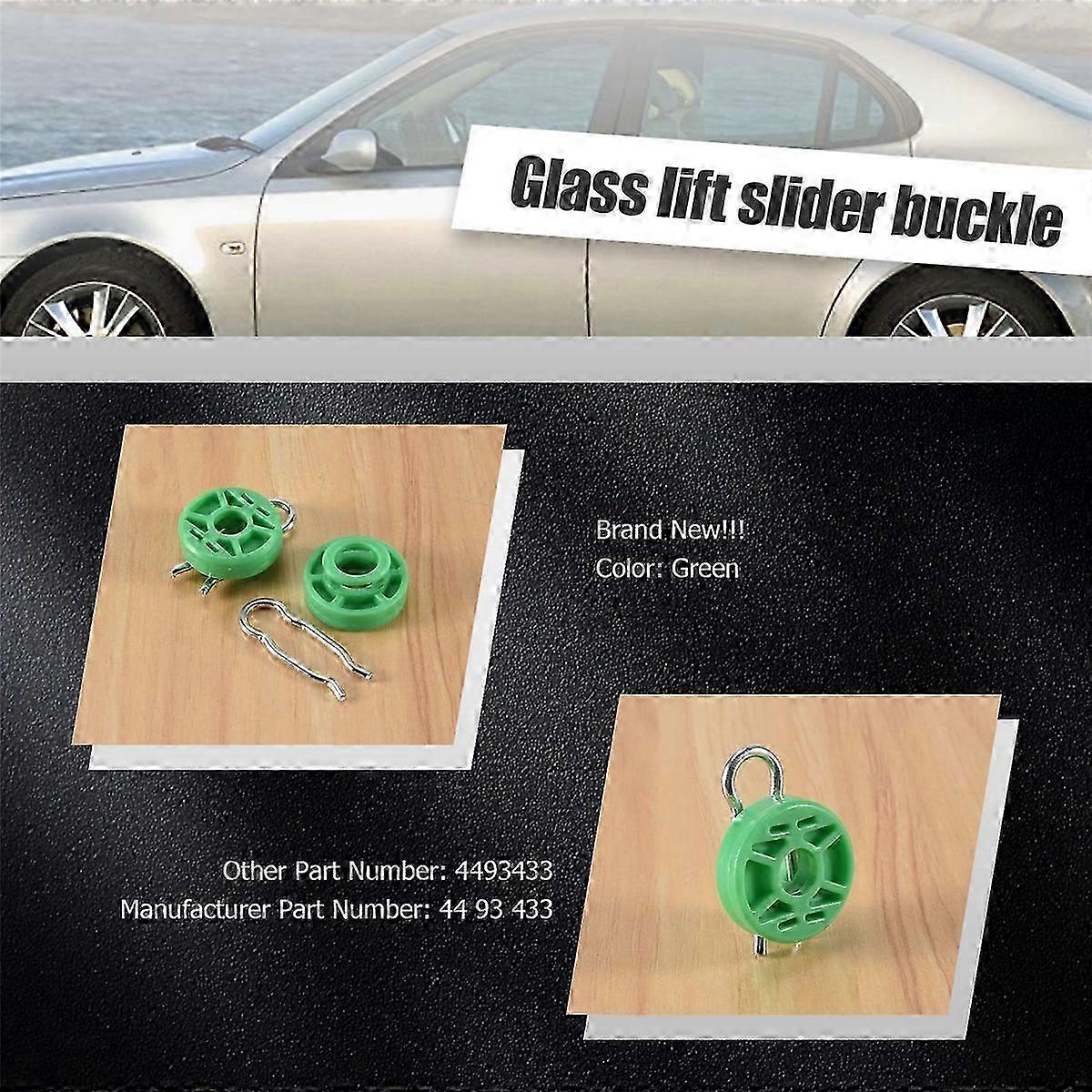 Front Power Window Regulator and Guide Roller Kit for Volvo 9-5 and 9-3 Models | Fruugo UK