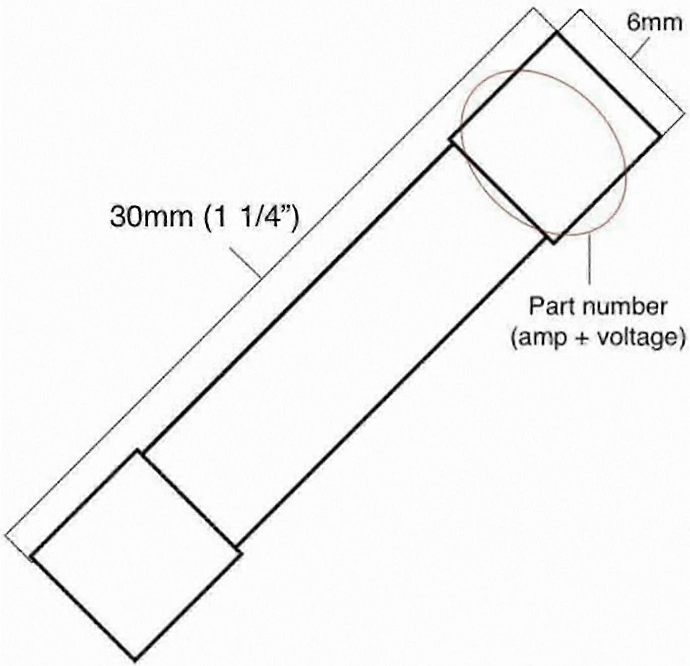5-Pack F5A 250V Ceramic Fuses for Circuit Protection | Fruugo UK