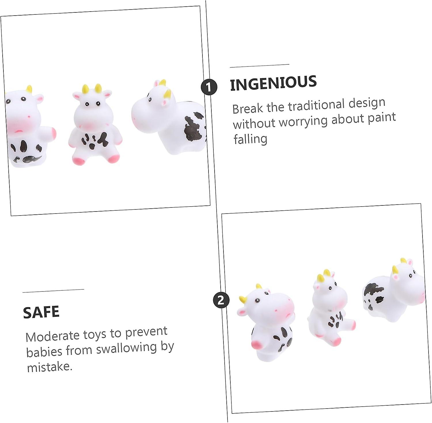 15 Pcs For Toy Baby Shaped Toys ---animal Cow Tub Children Playthings ...