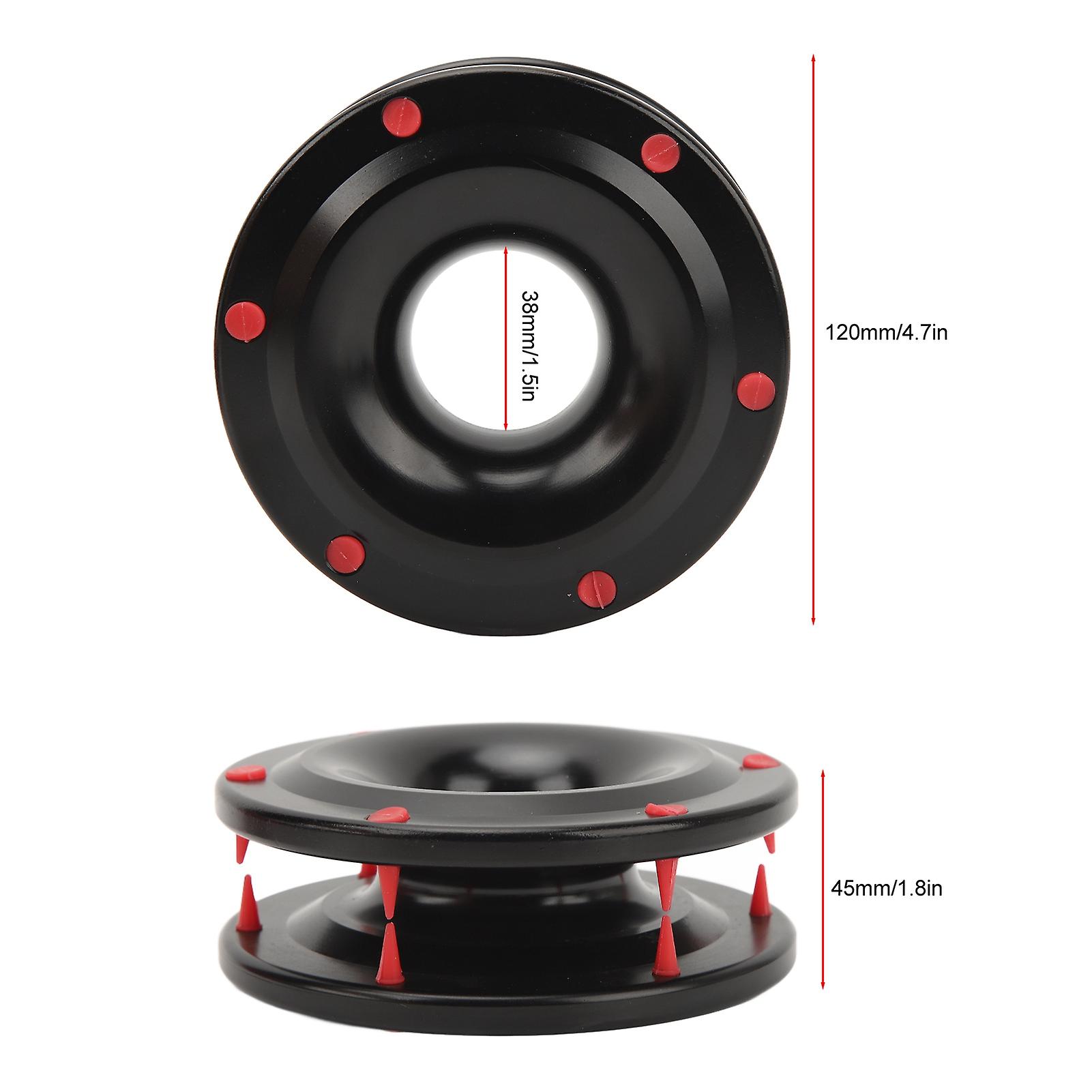 Rope Retention Pulley 22000lbs Heavy Duty Winch Snatch Recovery Ring ...