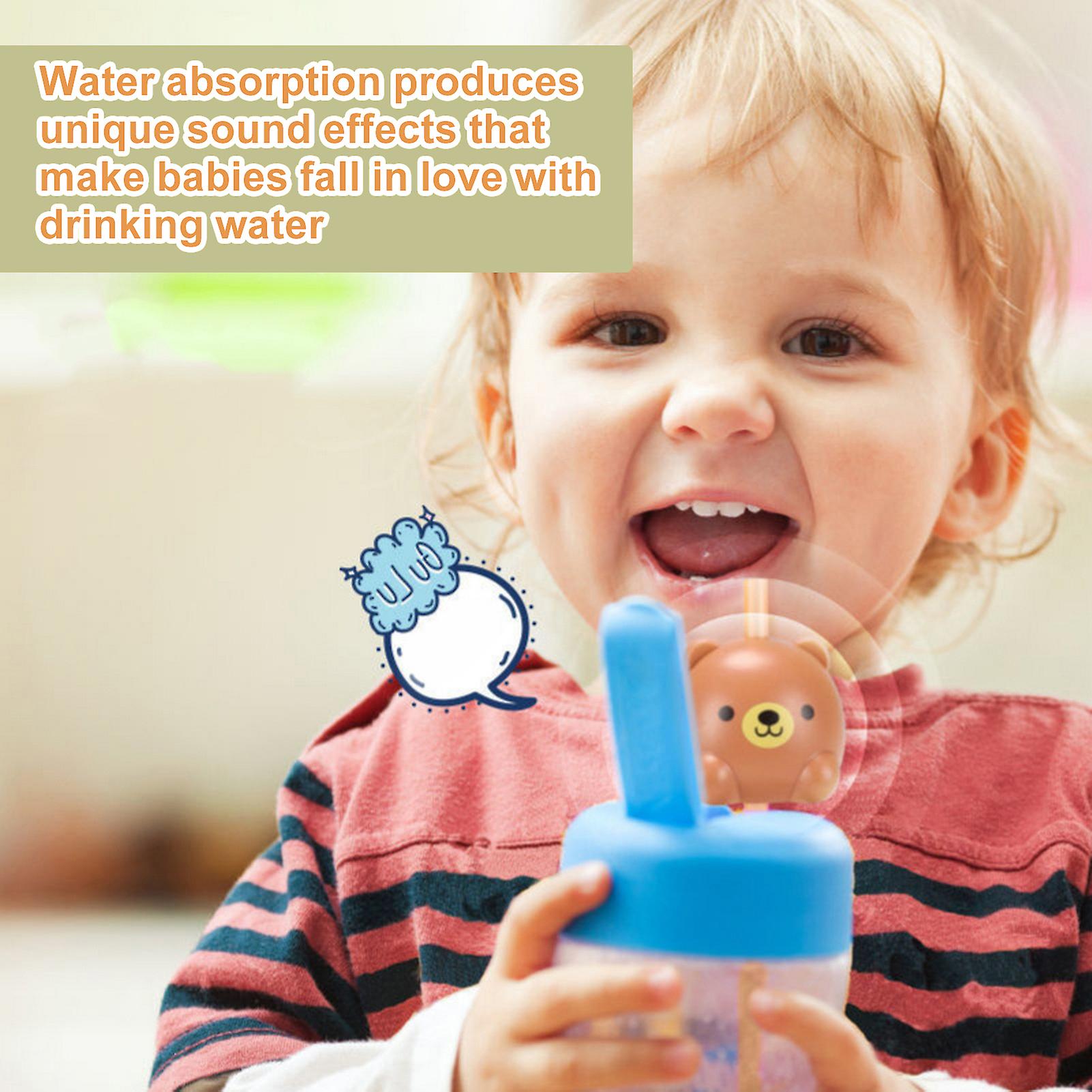 1 Set Cartoon Animal Sound Straw for Kids Cute Straw Topper for Baby ...