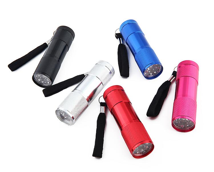Mini LED Torch Light, Aluminum Kids Small Flashlight with 12 AAA ...