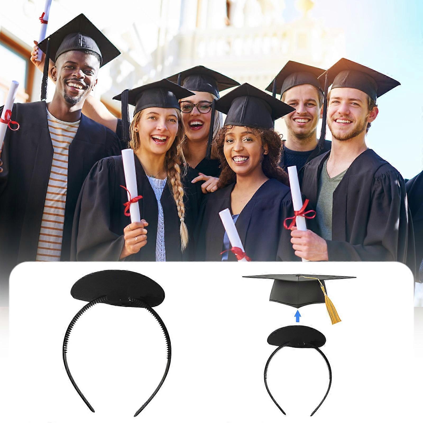 2024 Adjustable Graduation Hat Graduation Cap Headband Secure Your Grad ...