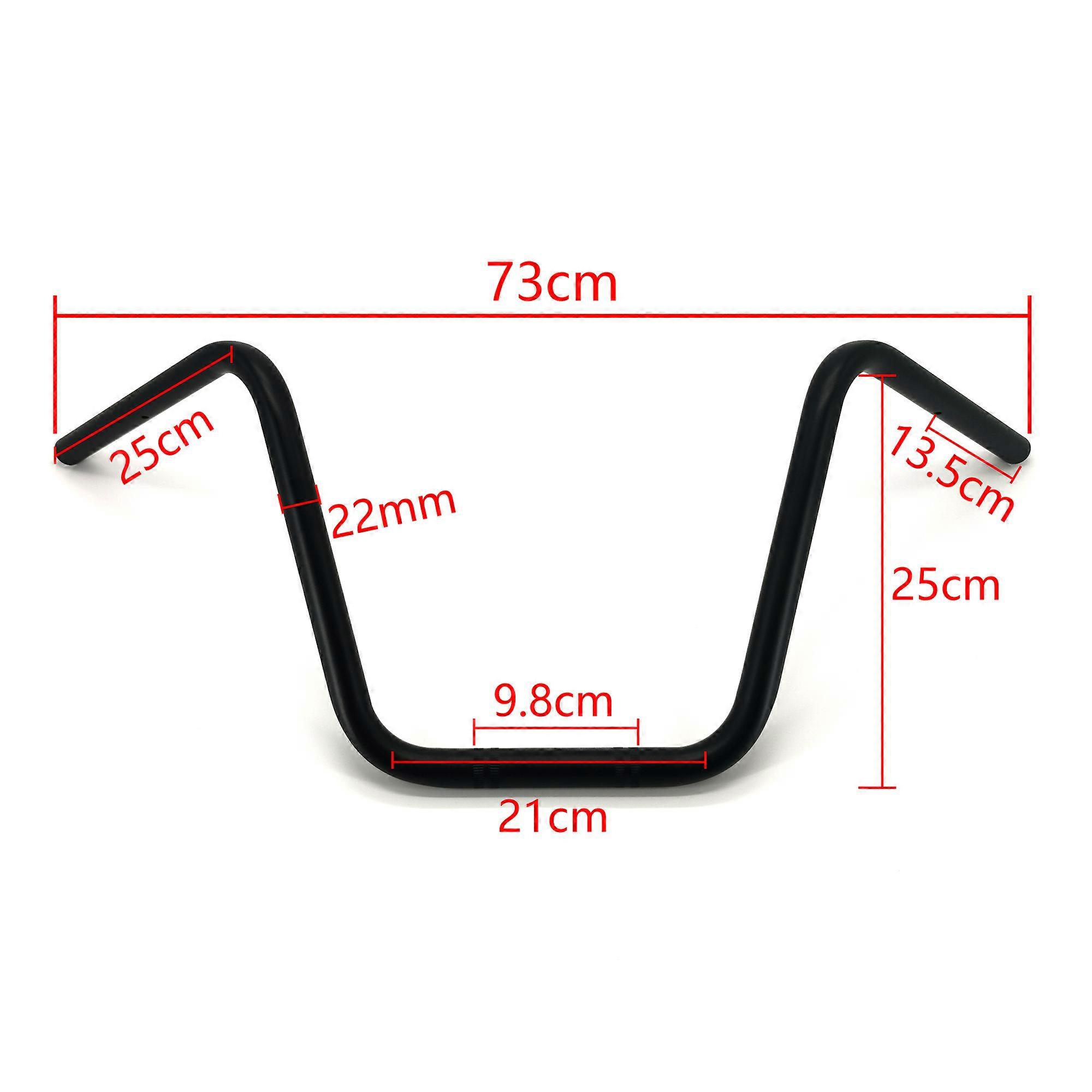 Motorcycle Handlebar 22mm Super High Motorbike Scooter Handle Bars ...