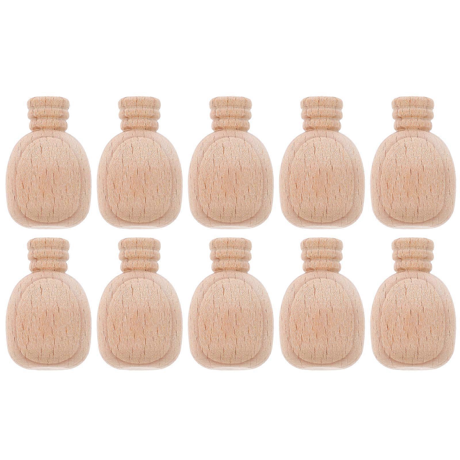 10pcs Diy Blank Wine Bottle Wood Blank Wine Bottle Blank Wine Bottle ...