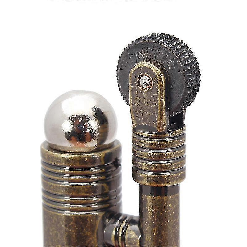 Vintage Lighter Retro Trench Rattlesnake Rope Velvet Metal Lighter Fire ...