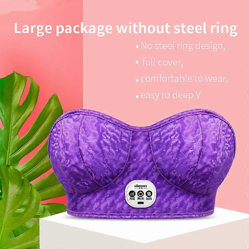 Electric Wireless Breast Massage Bra Vibration Chest Massager Growth ...