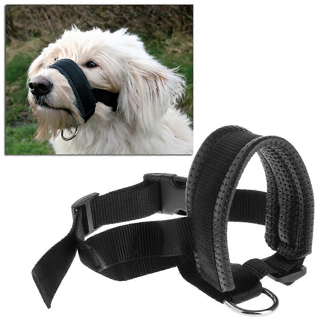 Pet Dog Muzzle with Comfortable Padded Buckle Lock Training Muzzle ...
