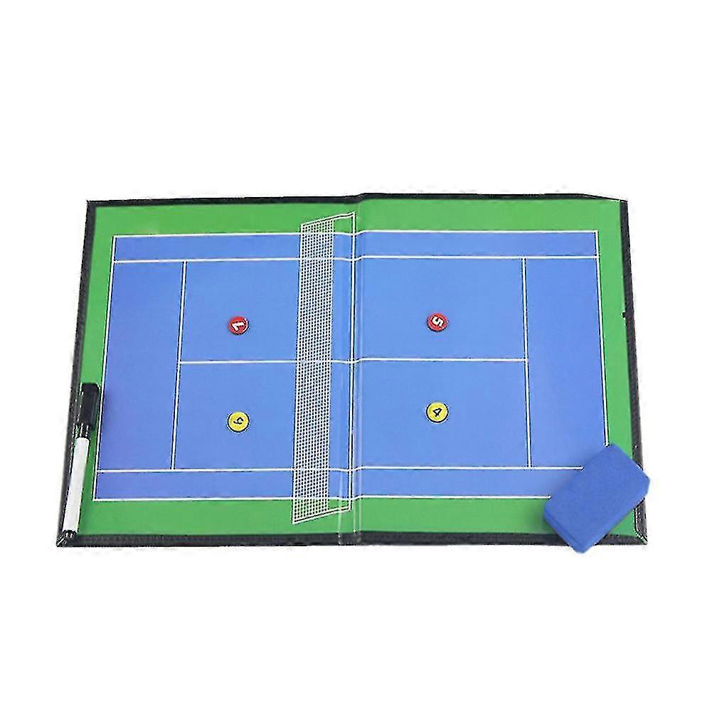 Tennis Accessories Training Magnetic Tactical Board With Pen Folding ...