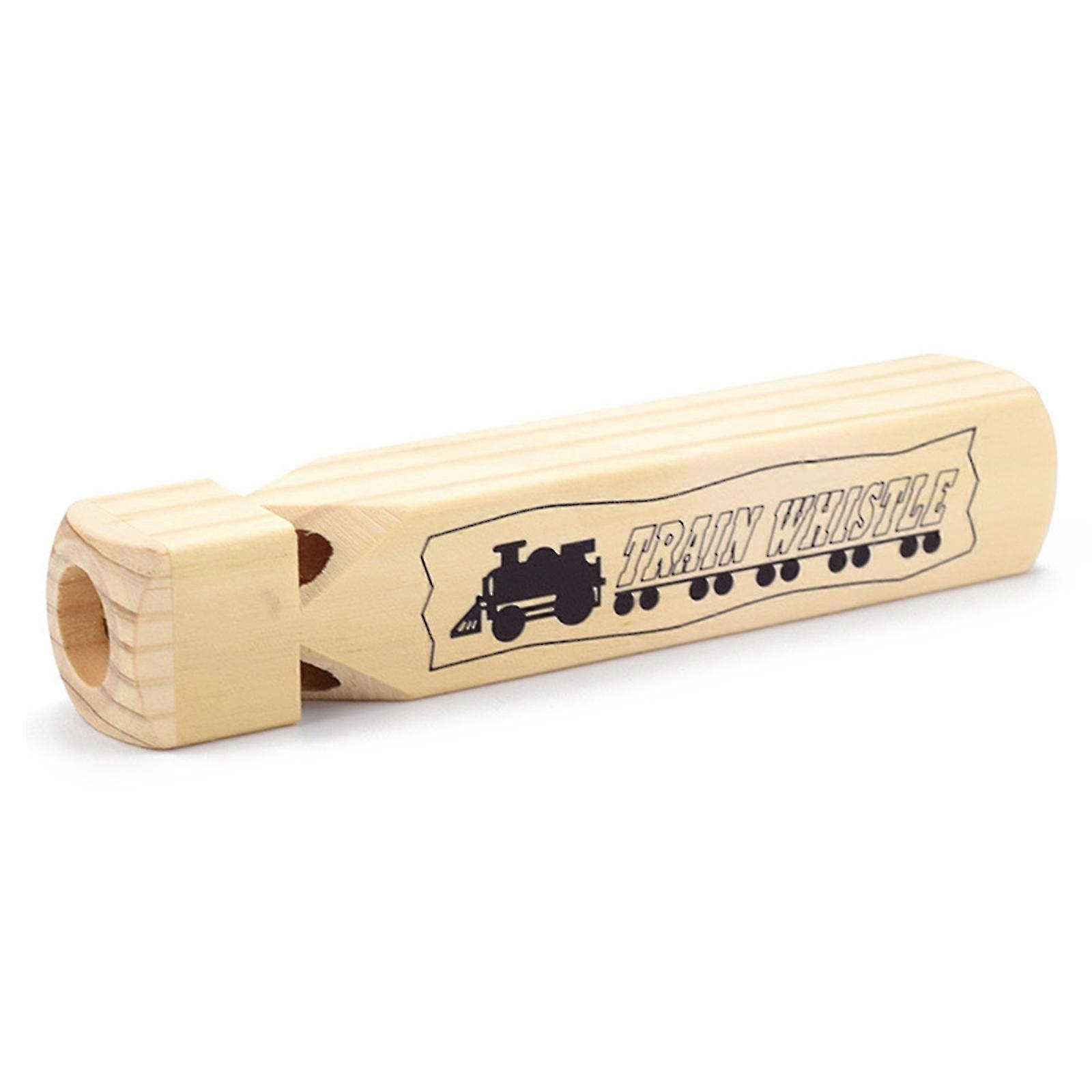 Wooden Train Whistle For Kids, Train Whistle 4-Tone Natural Wood ...