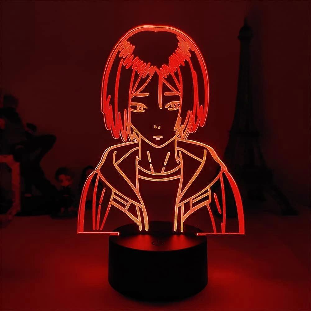 Usb 3D Lamp Anime Kenma Kozume Figure Night Light Touch 7 Color Remote ...