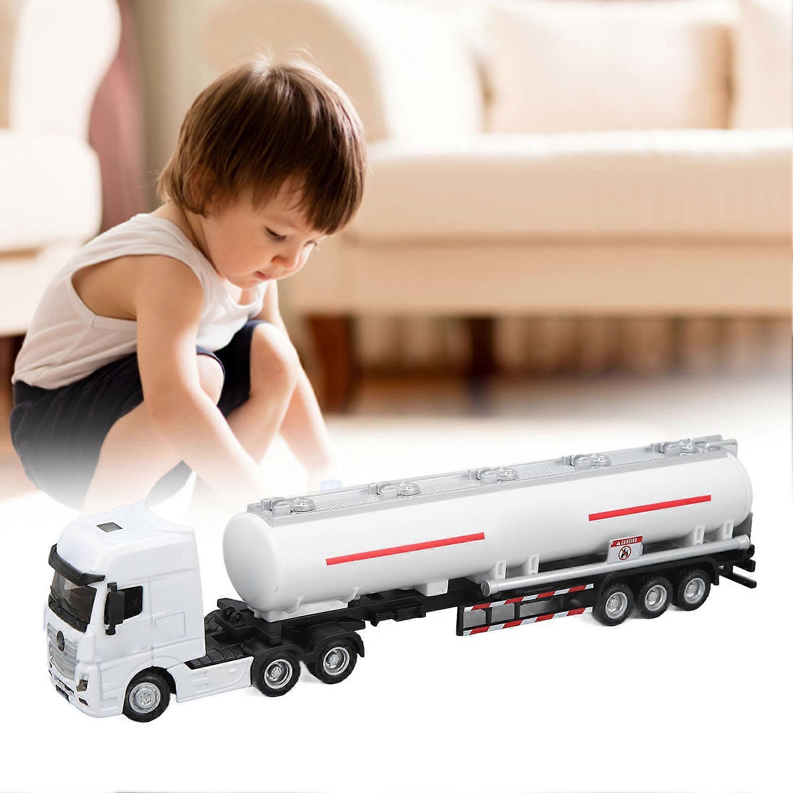 Oil Tanker Truck 1:50 Tractor Trailer Toy Transport Vehicles Truck ...