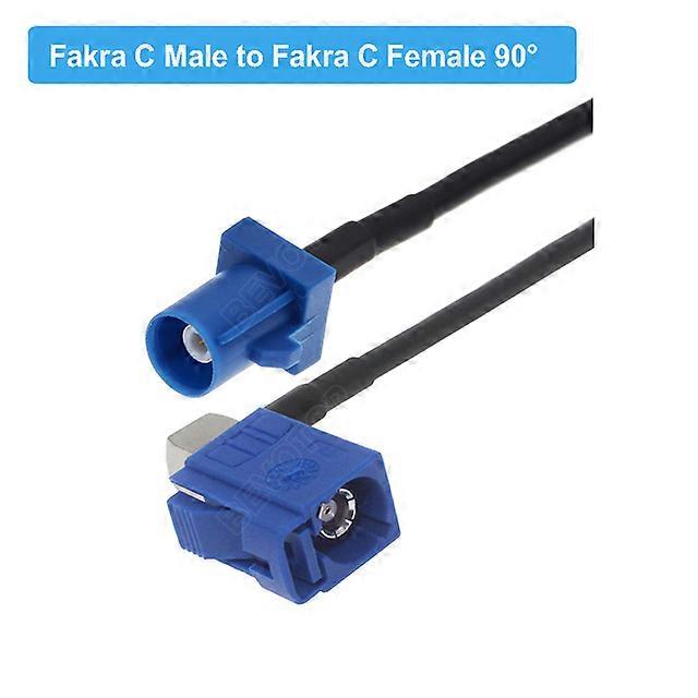 Blue Fakra C RAL 5005 Male Female RG174 Cable GPS Antenna Extension Cord RF Coaxial Pigtail for ...