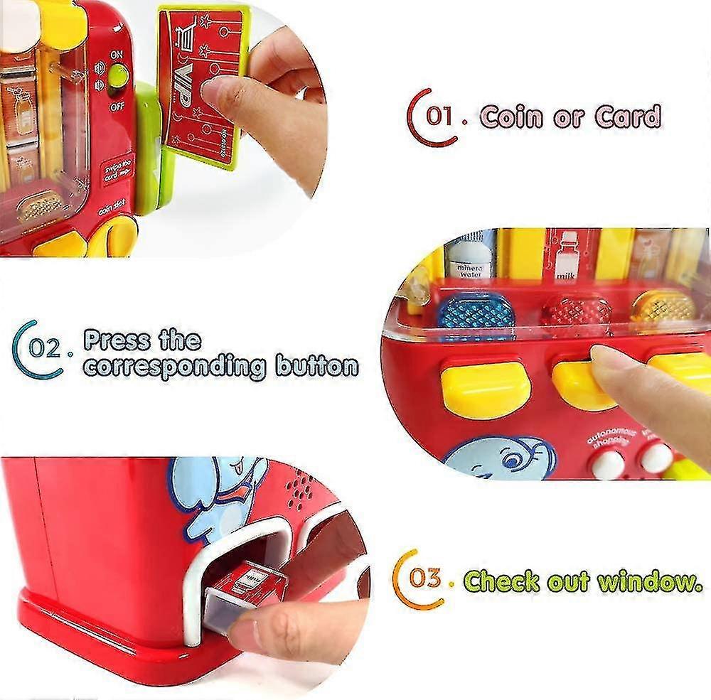 Interactive Vending Machine Toys Play Beverage Vending Machine Vending ...