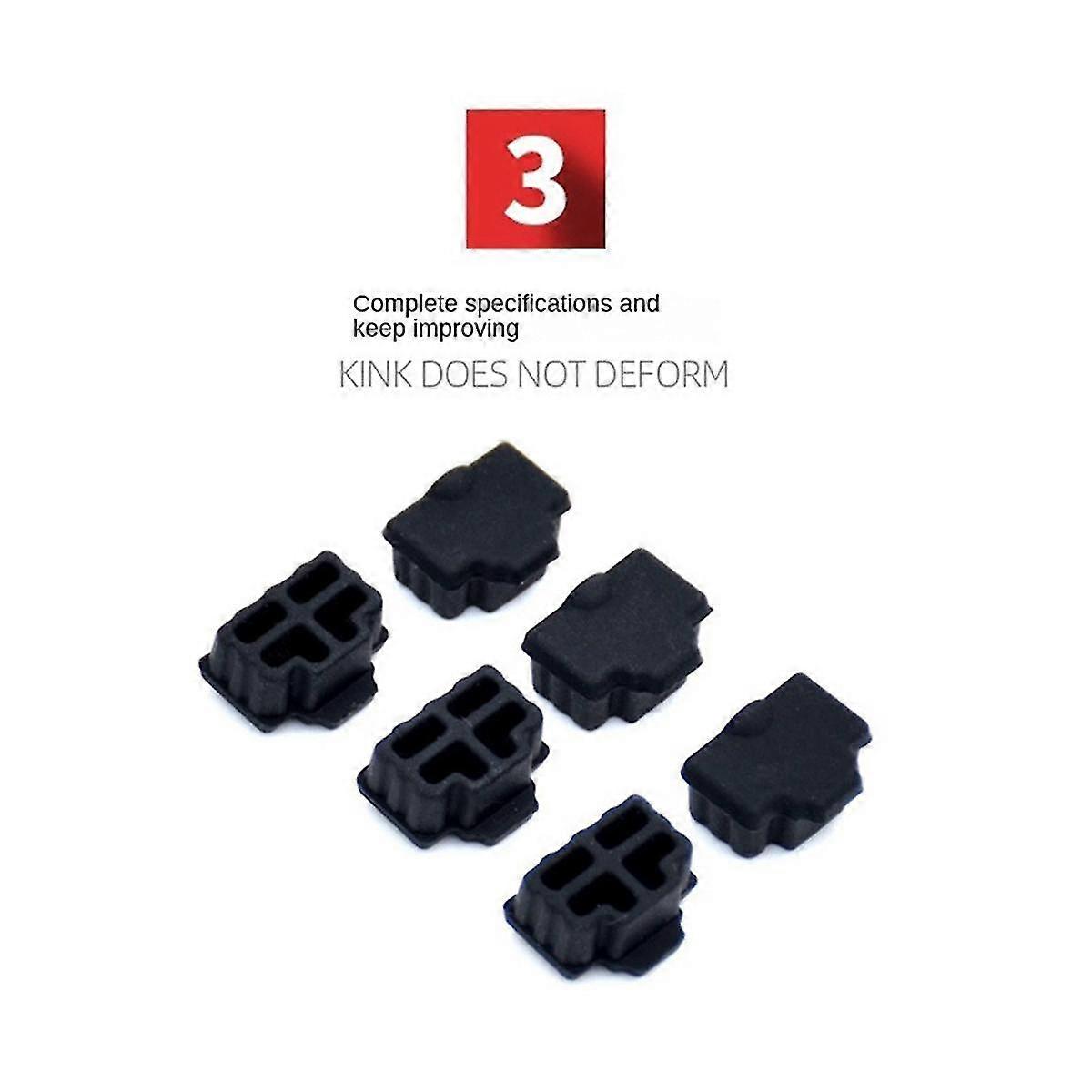 Rj45 Silicone Dust Plug Dust Cover Dust Cap Router Switch Network Cable ...