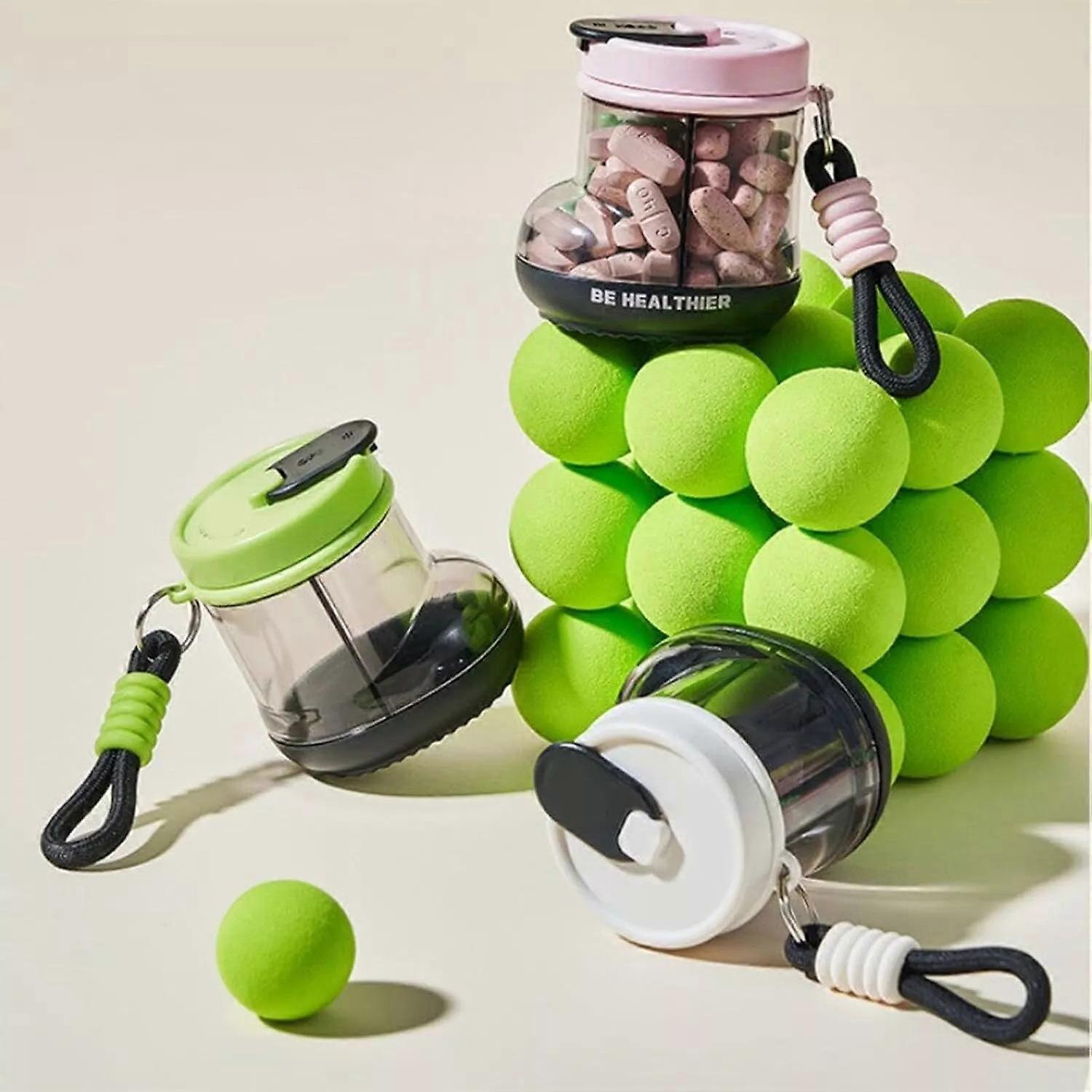 Creative Portable Mini Boot Pill Box,4 Compartment Travel Pills Case ...