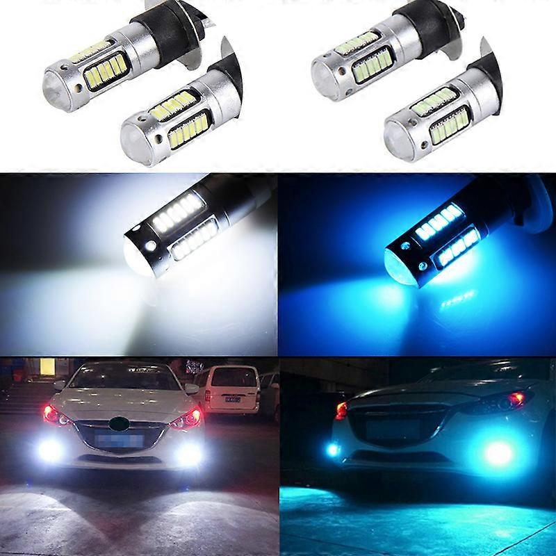 2PCS H27 881 car light H27W/2 High Power LED Bulbs Auto LED Fog Lamp DRL Daytime Running ...