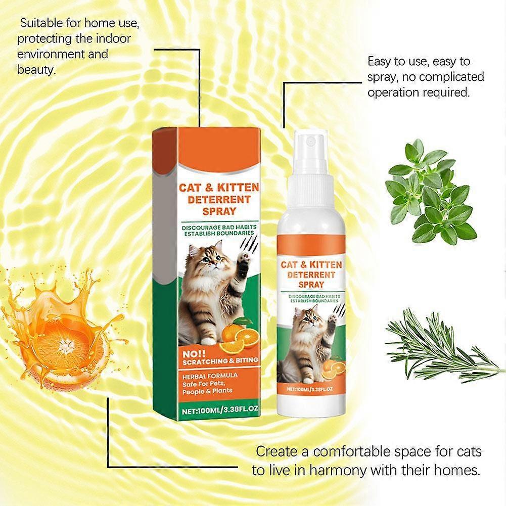 Keep Off! Cat Repellent Spray Outdoors & Indoor 6 Ounces 24-HOUR ...