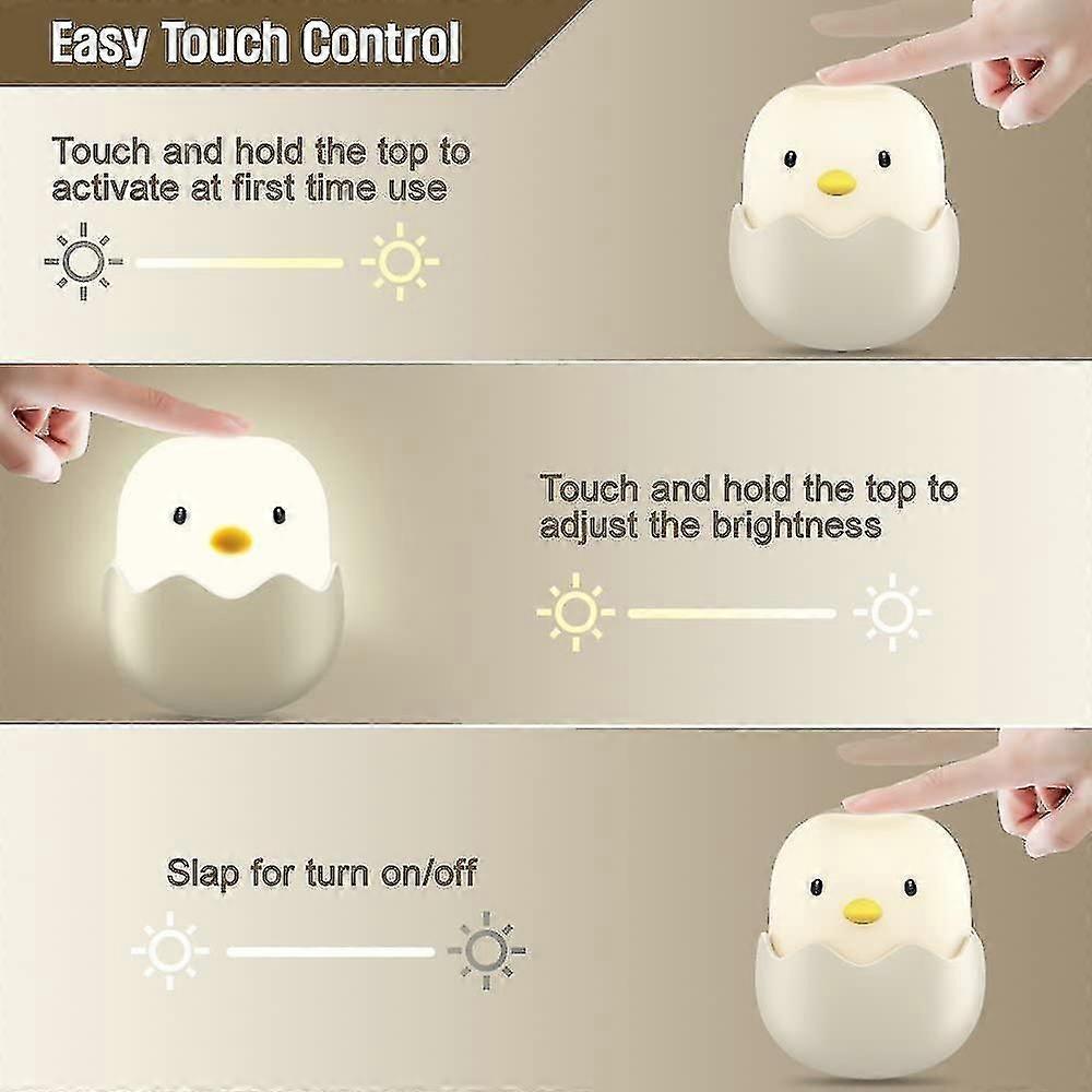 Eggshell Night Light, Baby Night Light, Plastic, Beige | Fruugo US