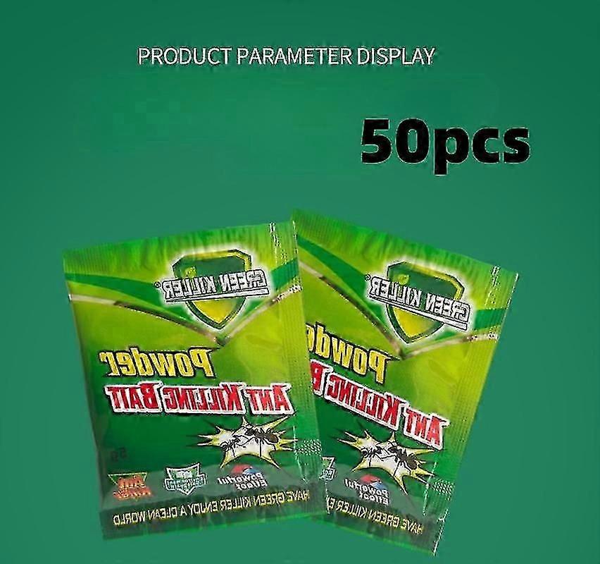 50pack Cockroach Killing Bait Insect Eradication Powder Ant/cockroach ...