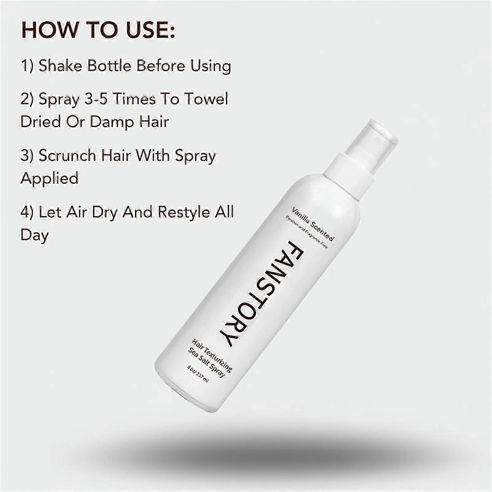 Sea Salt Spray, Vanilla Sea Salt Spray, Texturizing Vanilla Sea Salt ...