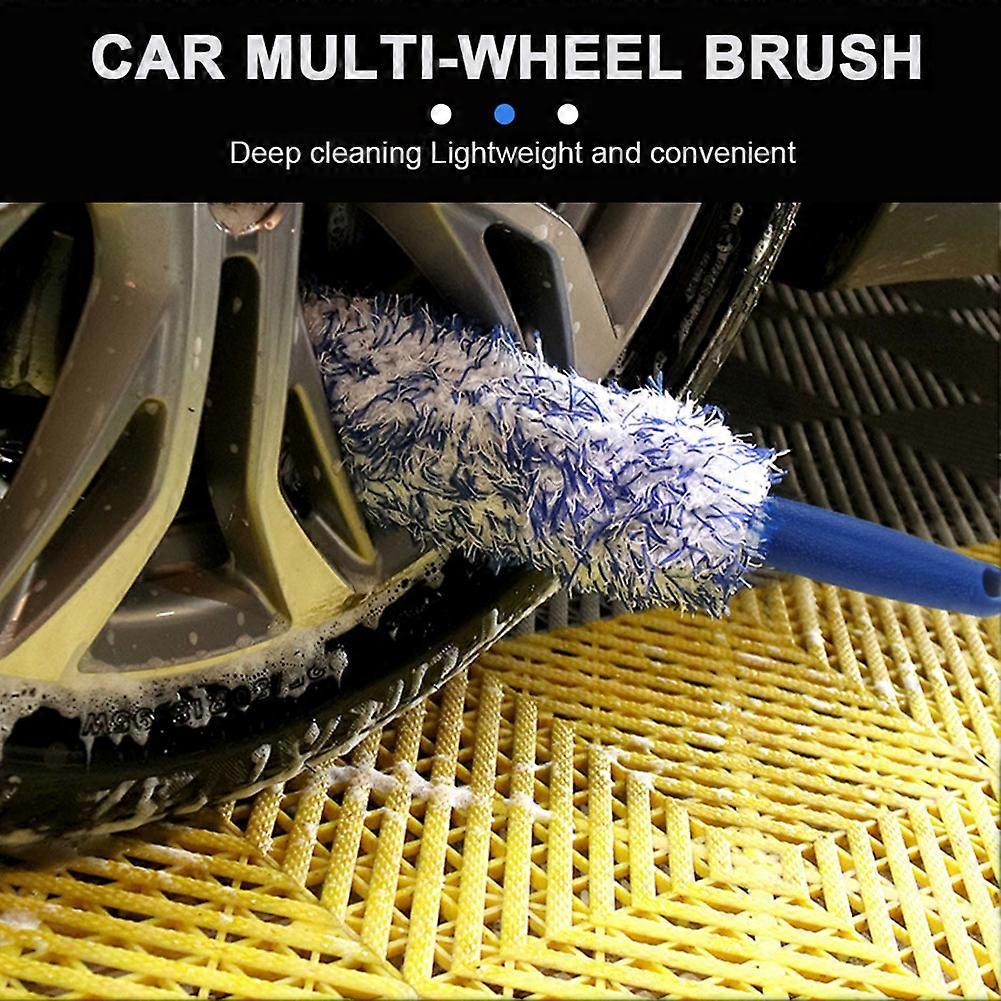 Long Handle Wheel Brush for Wheel Tire Quick Effective Wheel Cleaning ...