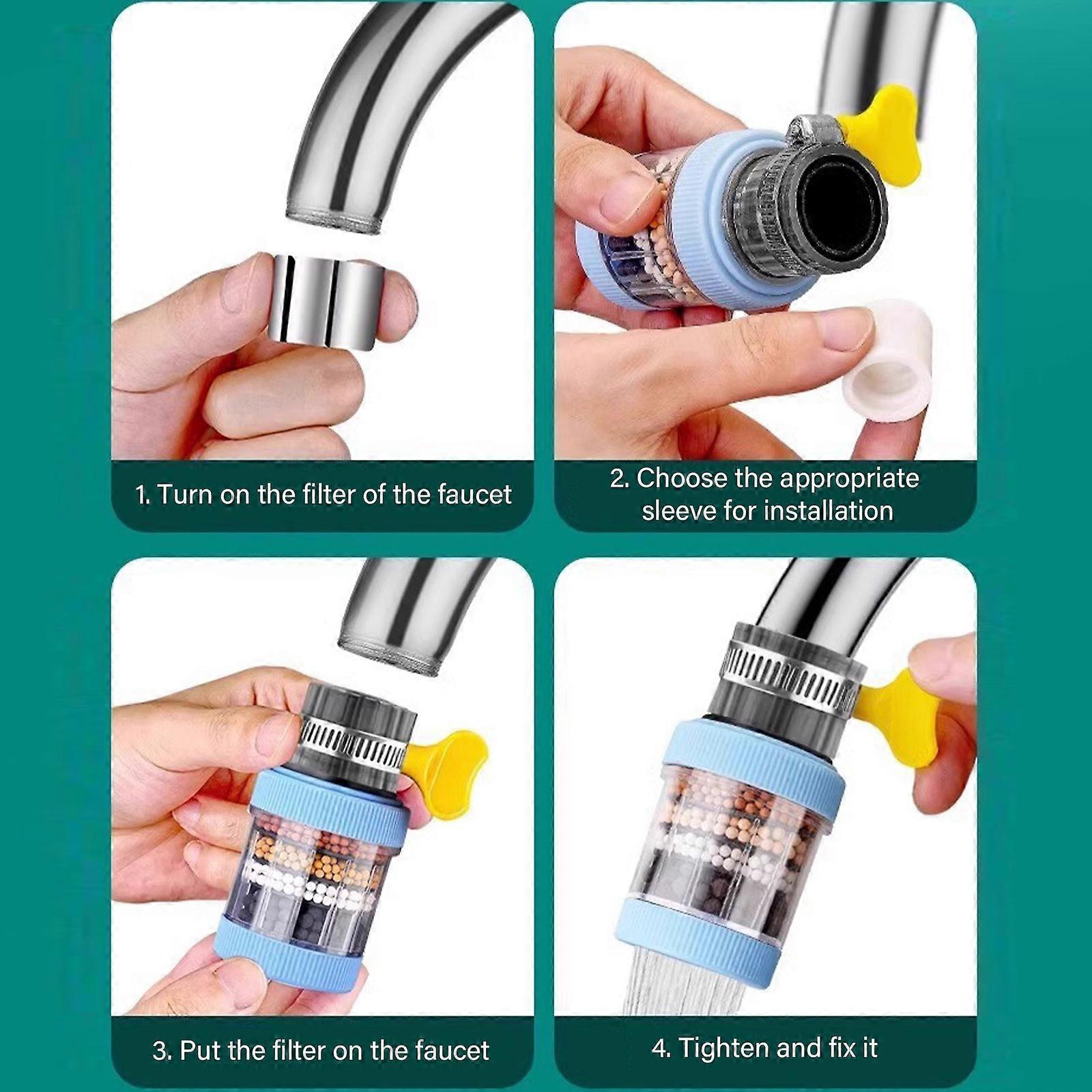 3Pcs Kitchen Tap Head Extension Kitchen Faucet Aerators Kitchen Faucet ...