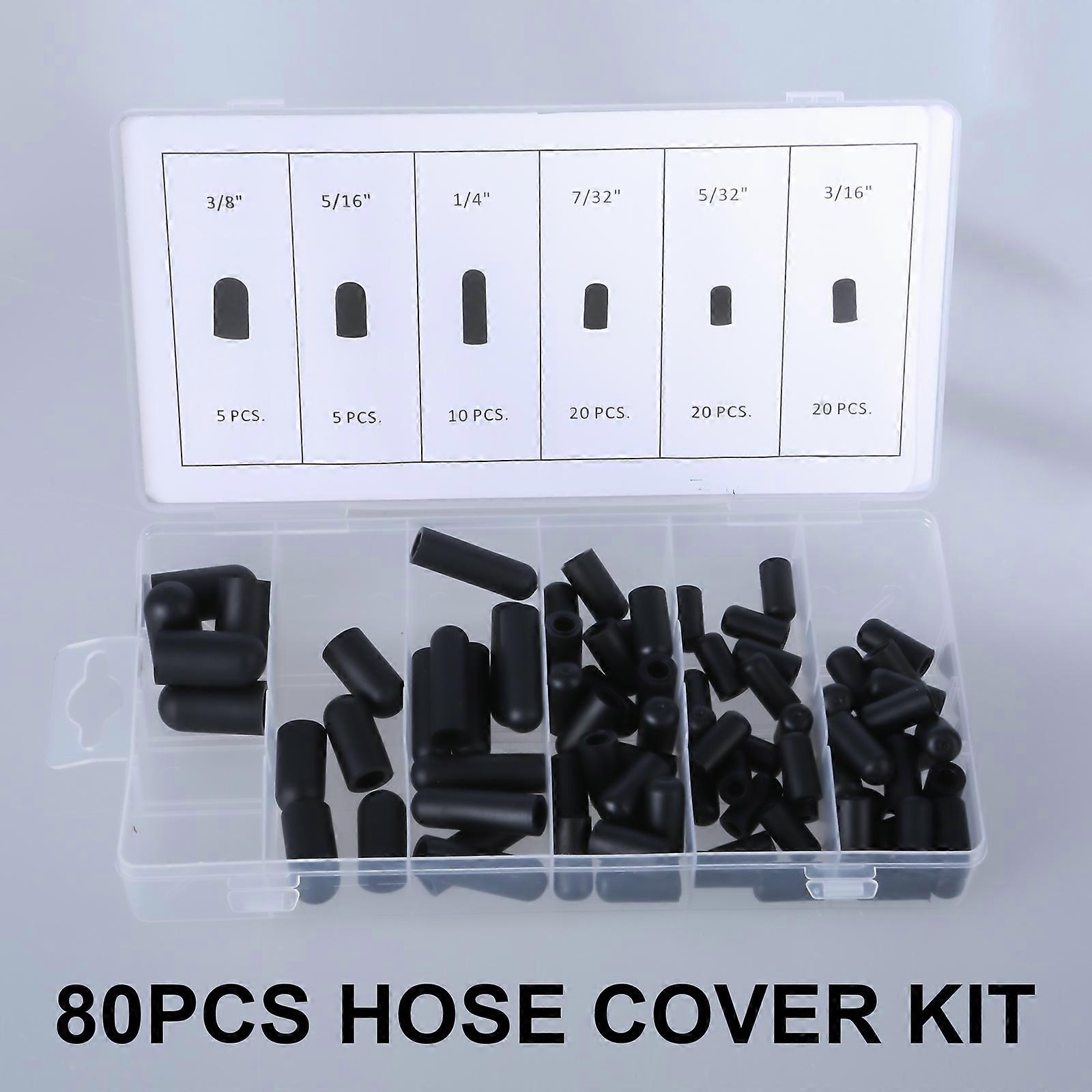 80Pcs Rubber Cable Grommet Assortment for Electrical Wire Safety And ...